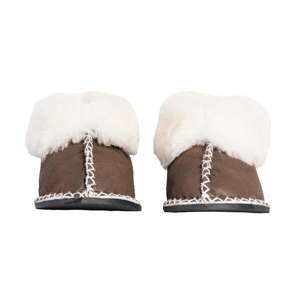 Adult Full Slippers | Matroosberg Range | Chocolate – Ou Skaapse Slippers